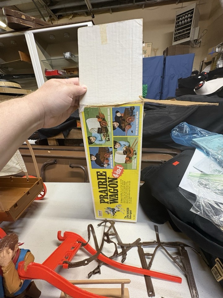 Vintage Lone Ranger Toys: 4 in 1 Prairie Wagon In Box | eBay