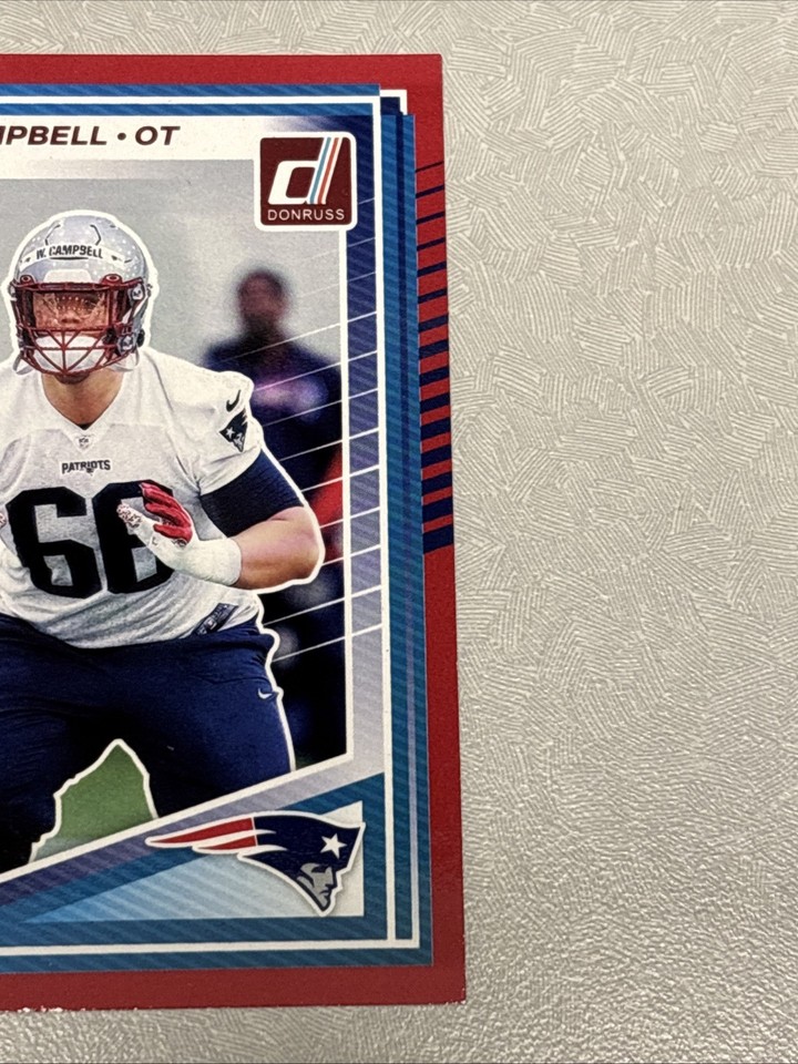 Will Campbell (RC) 2025 Donruss Press Proof Red #345 New England ...