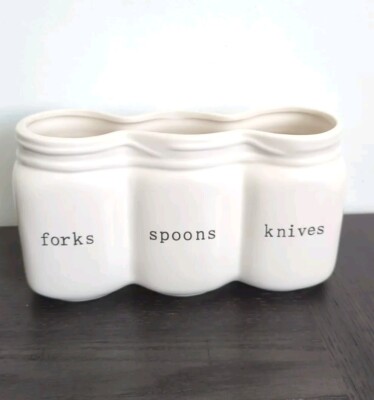 Joseph A Three-Section Jar Utensil Caddy (MICROWAVE AND DISHWASHER SAFE ...