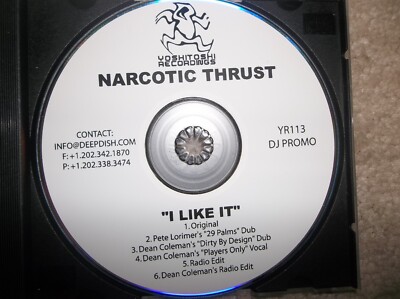 NARCOTIC THRUST - I LIKE IT CD SINGLE DJ PROMO.REMIXES. RARE! | eBay