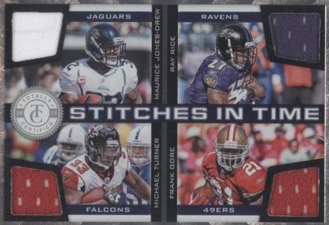 2011 Panini Totally Certified - Stitches in Time Frank Gore, Maurice ...