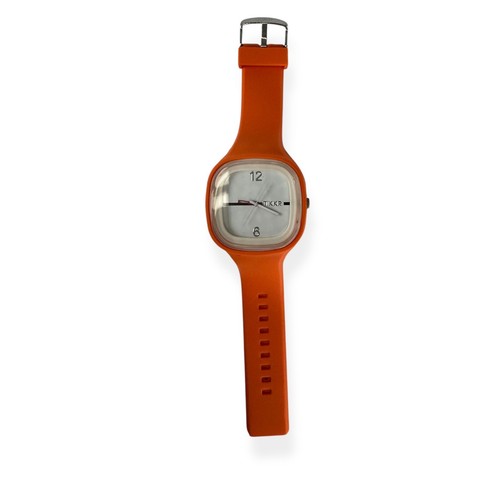 Tikkr Timing Is Everything Analog Wristwatch Unisex Adults Orange Strap ...