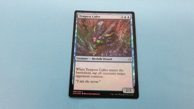 FOIL TEMPEST CALLER MERFOLK WIZARD IXALAN MAGIC GATHERING MTG NM ...