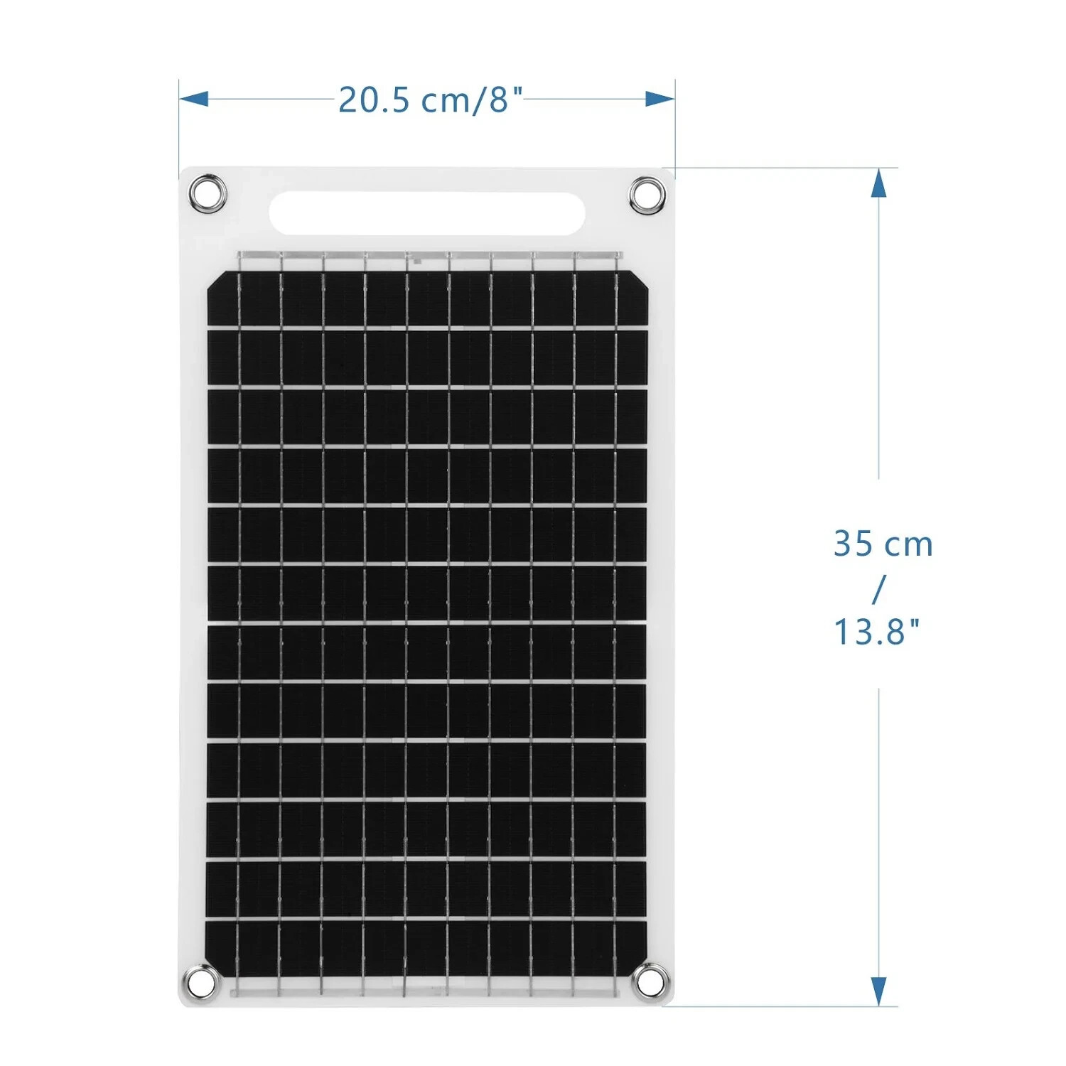 10W Portable Solar Panel-5V Lightweight Mini USB Solar Charger for ...
