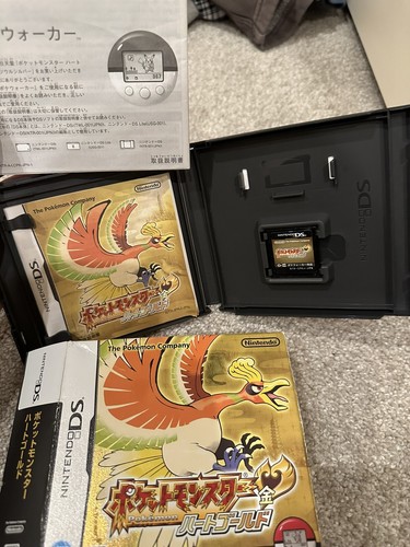 Pokemon Heart Gold Big Box Version Nintendo DS (Near CIB No Pokewalker ...
