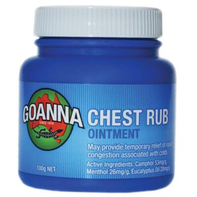 Goanna Chest Rub 100g | eBay Australia