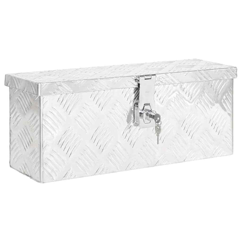Aluminium Box Trapezoid Storage Chest Trunk Organiser Toolbox Belt Box ...