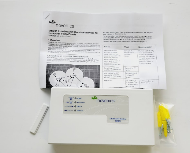 Inovonics EN7290 EchoStream Receiver/Interface for Honeywell VISTA ...