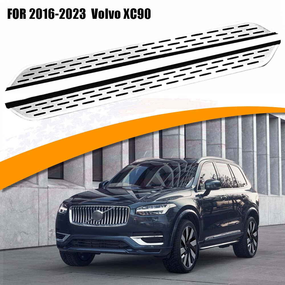 2PCS FITS for Volvo XC90 2016-2023 Fixed Side Step Pedal Running Board ...