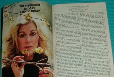 1980 TV ARTICLE / ACTRESS JUDITH LIGHT / ONE LIFE TO LIVE SOAP OPERA | eBay