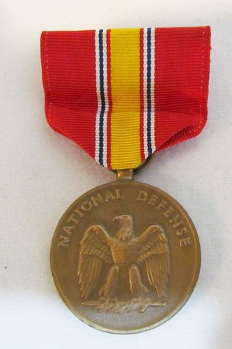 NATIONAL DEFENSE SERVICE MEDAL BADGE VINTAGE U.S. MILITARY SERVICE ...
