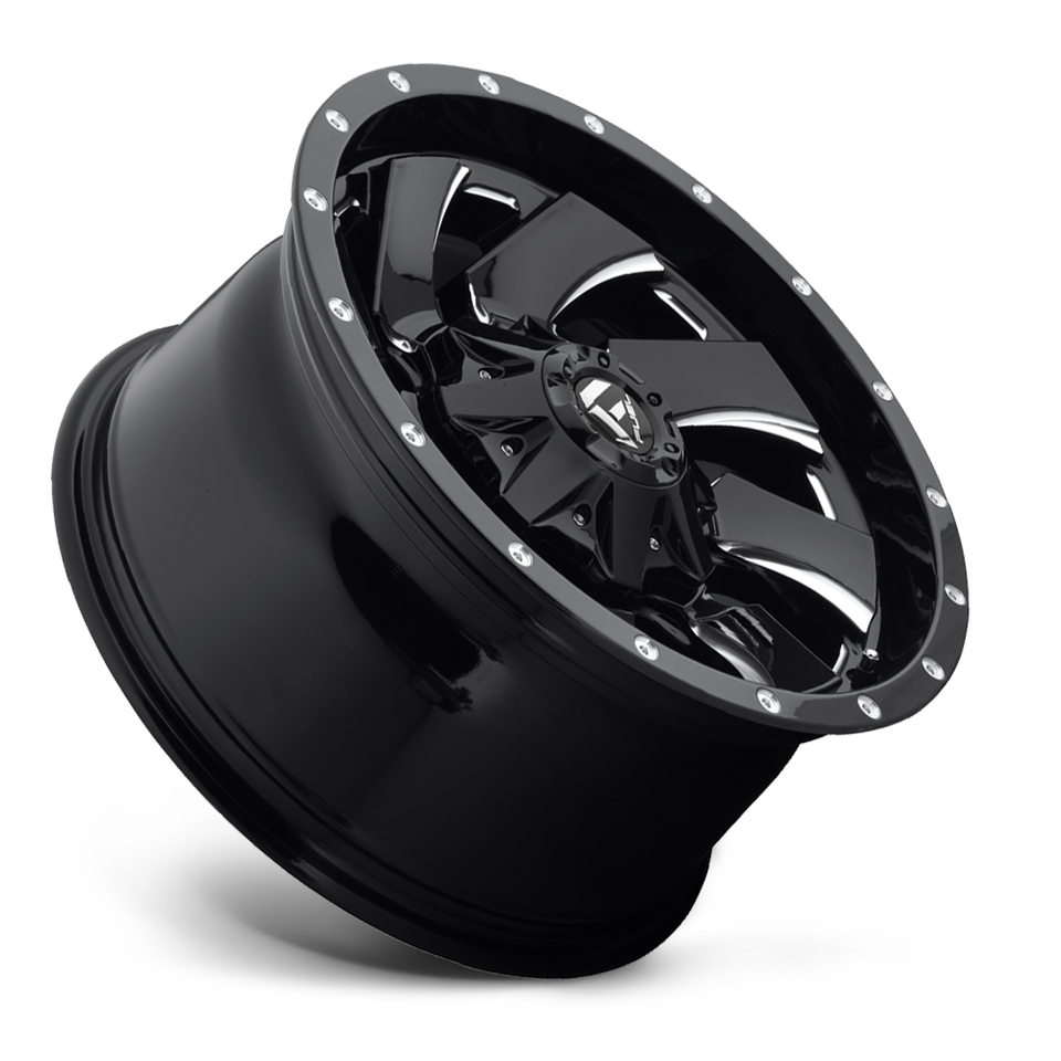 Set 4 20x9 Fuel Cleaver Gloss Black Milled Truck Wheels 8 Lug 8x170 ...