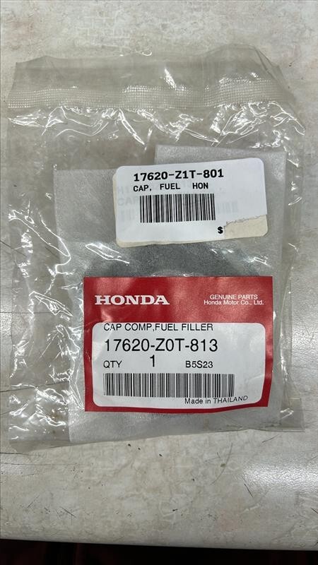 Genuine Honda 17620-Z1T-801 older p/n 17620-Z0T-813 Fuel Cap Chrome OEM ...