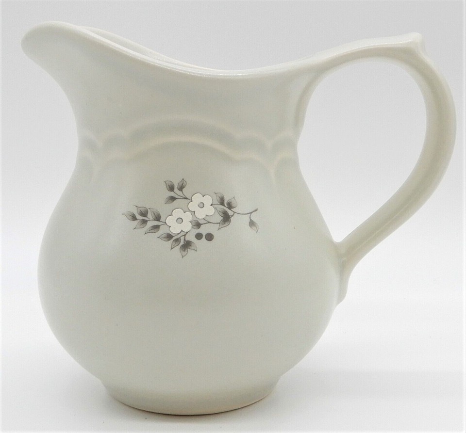 Pfaltzgraff Heirloom White Flowers Grey / Beige Dinnerware Serveware | eBay