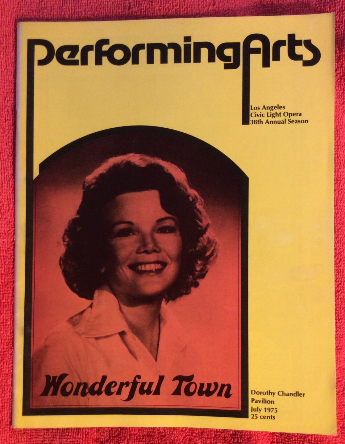 WONDERFUL TOWN PROGRAM LA CIVIC LIGHT OPERA 1975 NANETTE FABRAY | eBay