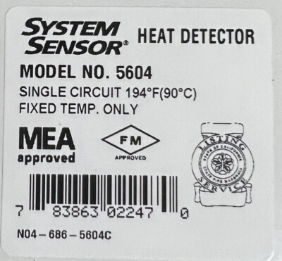 Industrial Fire Protection - Heat Detector