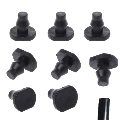 New Garden Lawn Watering Micro Irrigation 4mm PE Pipe Hose Plug End ...