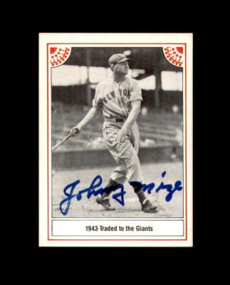 Johnny Mize Hand Signed 1982 The Story New York Giants Autograph | eBay