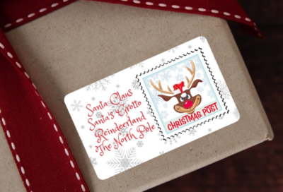 Santa Claus Letter Stamp Santa Christmas Stamp Postmark Letter