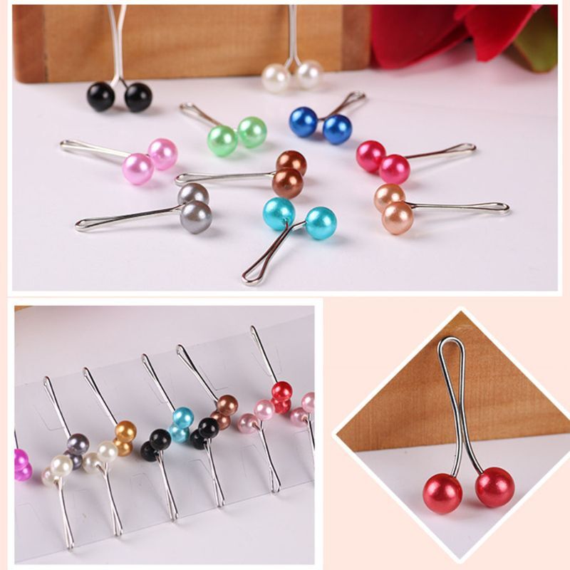 12Pcs/Pack Women Scarves Hijab Stainless Steel U Clips Colored ...