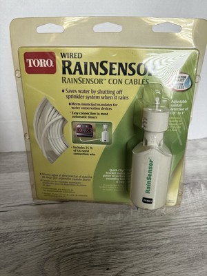 Toro 53769 Sprinkler System Wired Rain Sensor White New | eBay