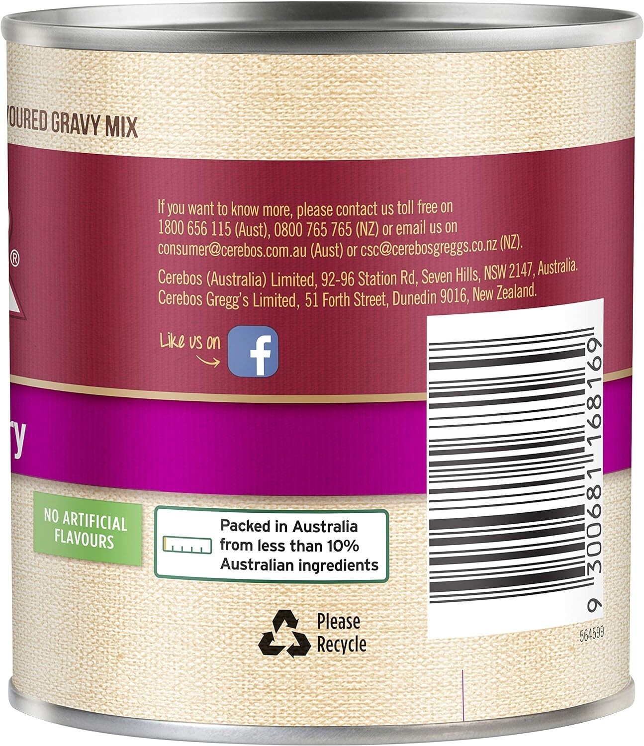 Gravox Lamb & Rosemary Gravy Mix 120G Can Food Condiment Cooking Sauce ...