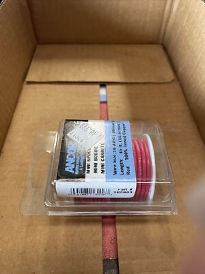 Ancor 180803 Tinned Copper Wire, 18 AWG (0.8mm sq), Red - 35ft | eBay