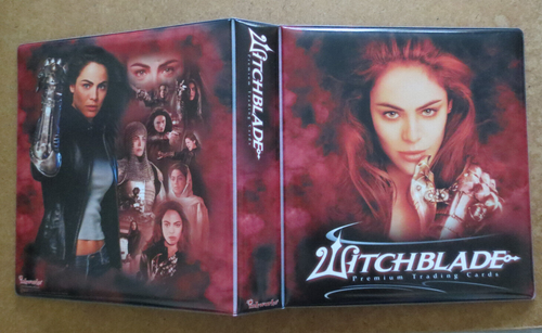 WITCHBLADE tv series TRADING CARD BINDER - INKWORKS 2002 - Yancy Butler ...