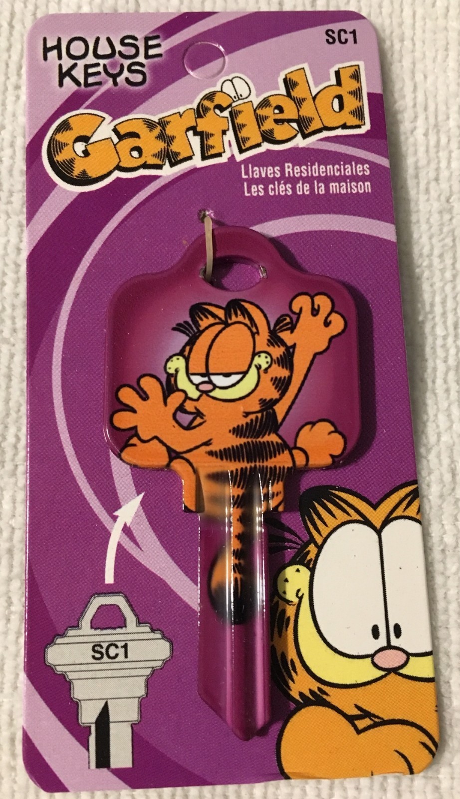 GARFIELD KEY BLANK-SC1 | eBay