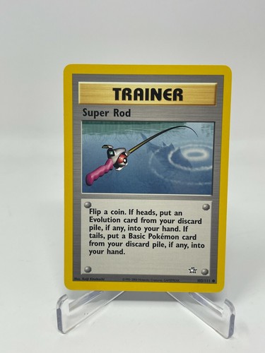 Pokémon Neo Genesis Trainer Super Rod 104/111 Regular LP | eBay