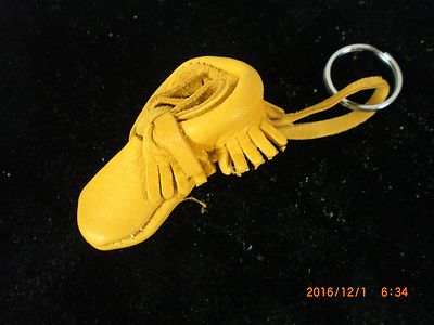 Moccasin Key Ring, Soft Deer Buckskin | eBay