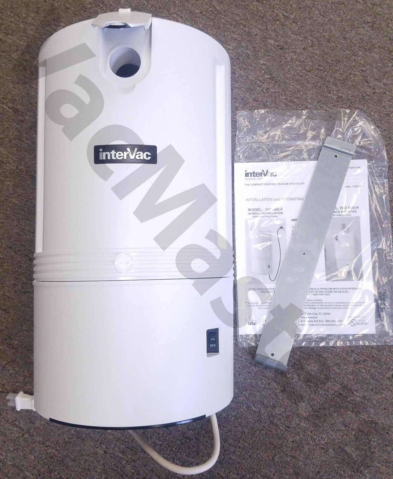 InterVac IVD 660 Condo VacIVD-660-H-C VERY powerful & compact vacuum ...