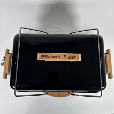 Weber Marlboro Propane Gas Go Anywhere Tabletop Portable Black Grill | eBay