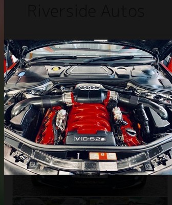 AUDI A8 S8 V10 FSI QUATTRO 4X4 PETROL 5.2 TIP UTO 117K BLACK | eBay UK