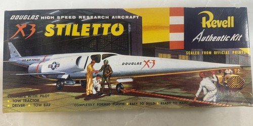 REVELL X3 Stiletto Model Kit #H-259:89 VINTAGE 1955 - FREE SHIPPING | eBay