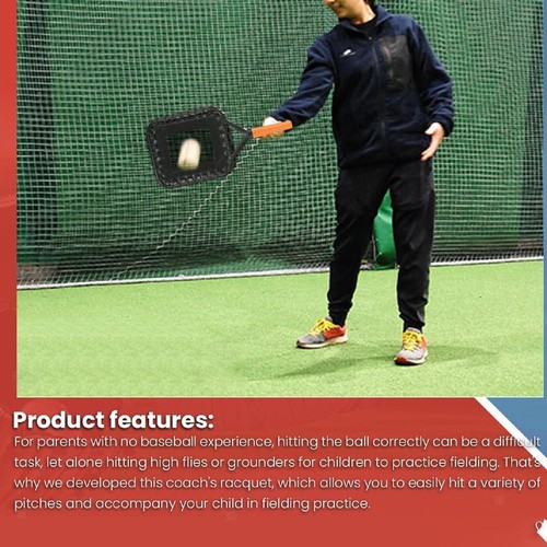 Baseball Racket for Fly Balls Practice Racquet Coaches Helper Training ...