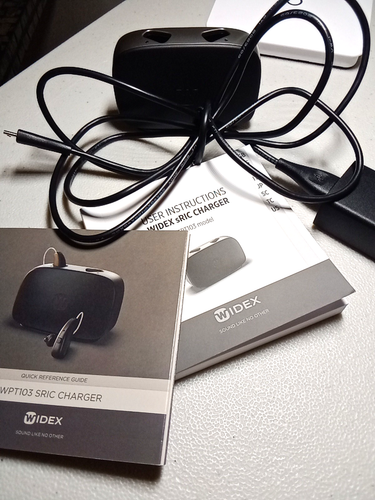 WIDEX sRIC WPT103 Hearing Aid Charger Docking Station USB/Plug ...