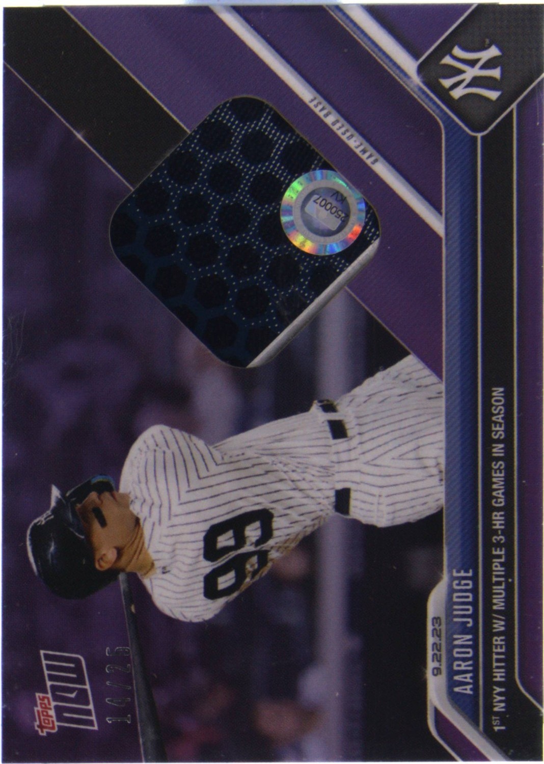 2023 Topps Now - Aaron Judge #904 Purple /25 for sale online | eBay