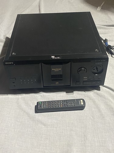 Sony CDP-CX300 MegaStorage 300 CD Player Tested With Remote Missing ...