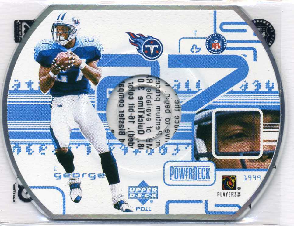EDDIE GEORGE 1999 UPPER DECK Powerdeck CD-ROM #PD-11 | eBay