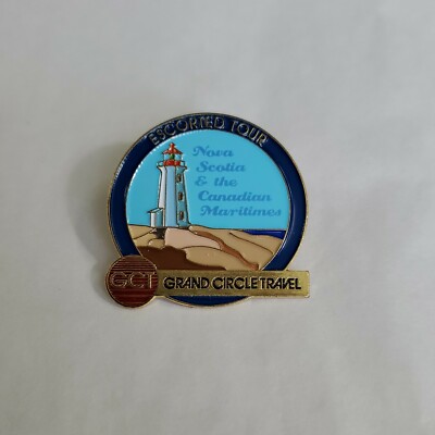 Nova Scotia & Canadian Maritimes Lapel Pin Grand Circle Travel | eBay
