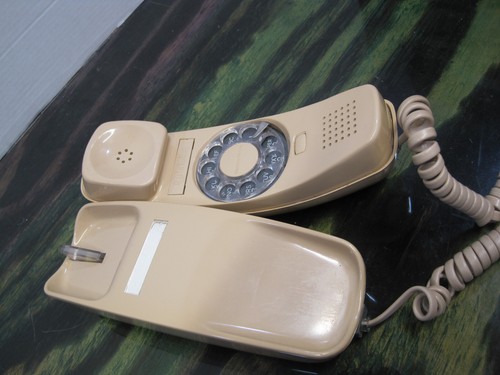 Bell Beige Trimline Rotary Desk Phone Western Electric Working ...