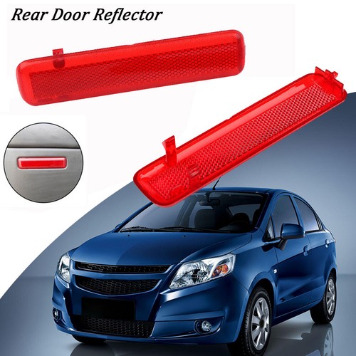 2* Red Panel Light Lens Reflector Rear-Door For Chevrolet GMC Truck SUV ...