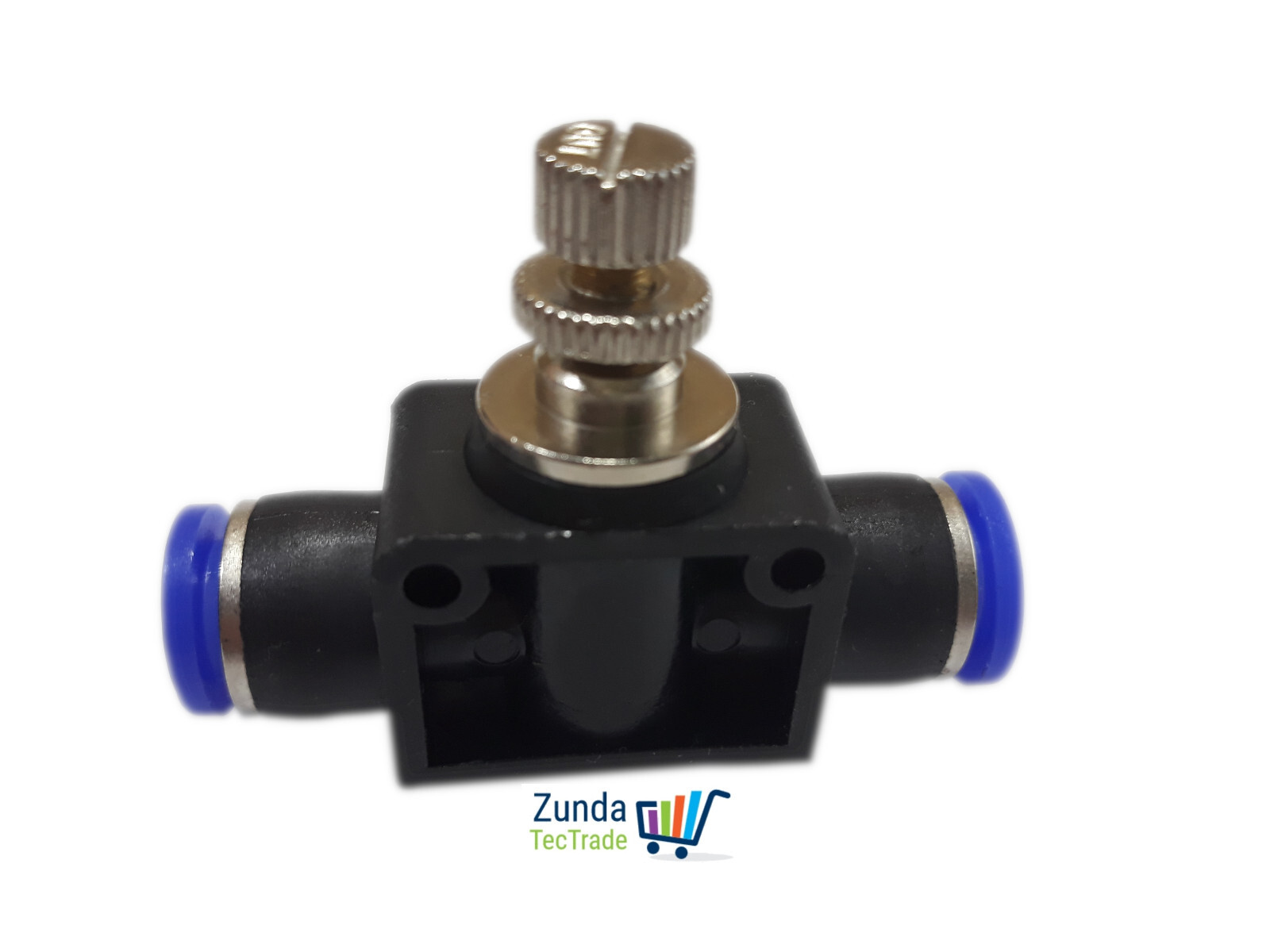 Pneumatik Drossel Hahn Drosselventil Regler Steckverbinder Druckluft ...