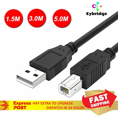 Universal USB Printer Cable for Brother Canon Dell Epson HP Male Type A ...