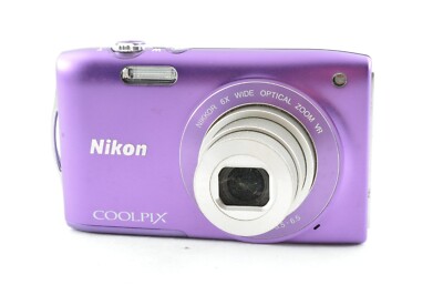 Nikon COOLPIX S3300 Compact Digital Camera purple from japan 107 ...