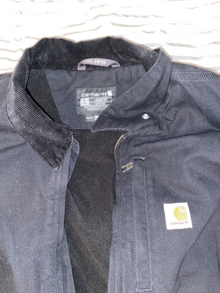 Carhartt J131 Men's Jacket, Size L - Black 35481190612| eBay