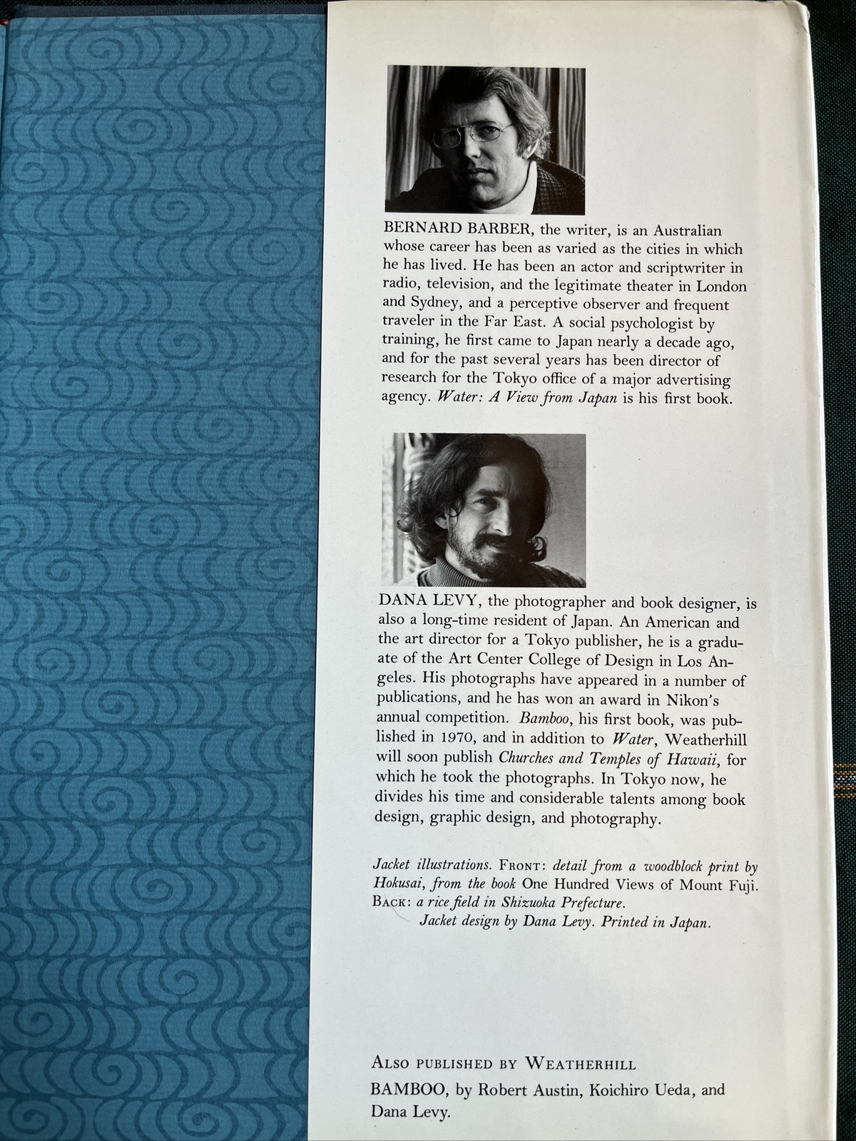 Water: A View From Japan by Bernard Barber (1974, Hardcover, First ...