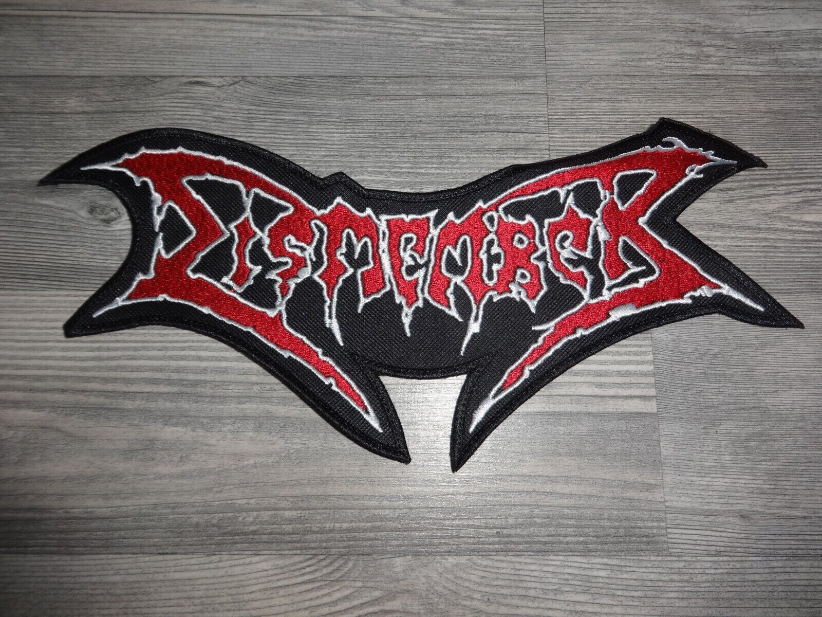 Dismember Back Patch Embroidered Shape Patch Kutte Entombed Nihilist | eBay