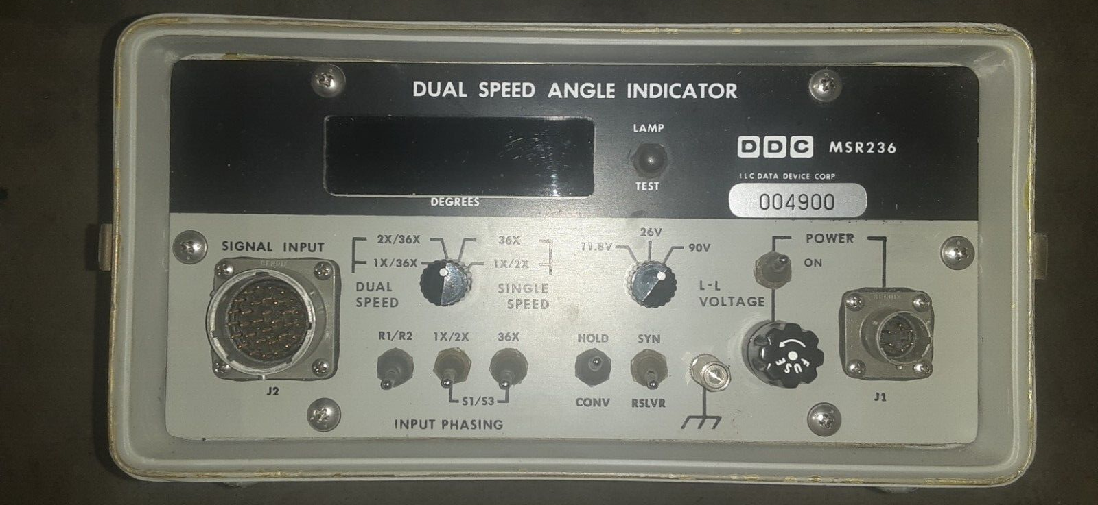 DDC MSR236 Synchro-Resolver Angle Position Indicator | eBay